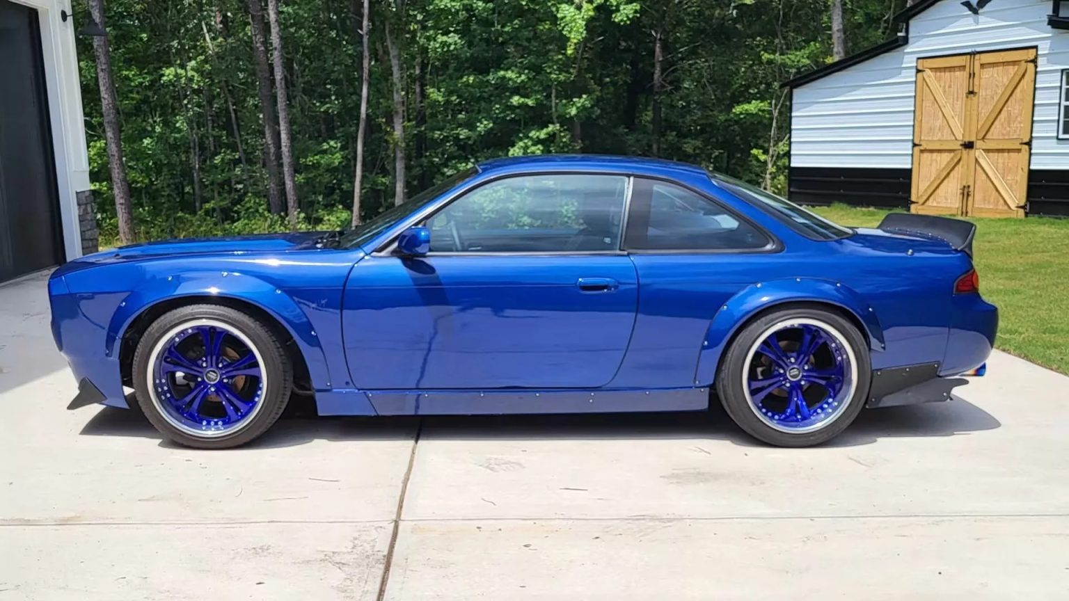 Legendary Nissan Silvia S14 transformed into a muscle car and put up ...