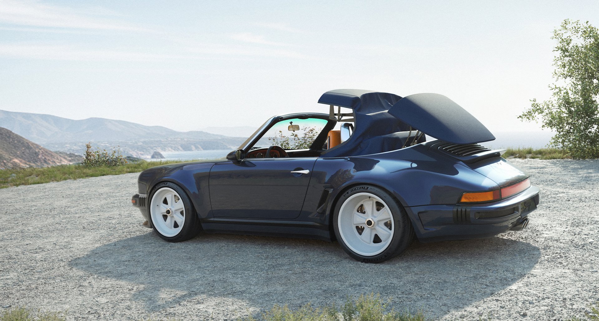 Singer Presents a Limited Restomod Porsche 911 (964) Carrera Cabriolet ...