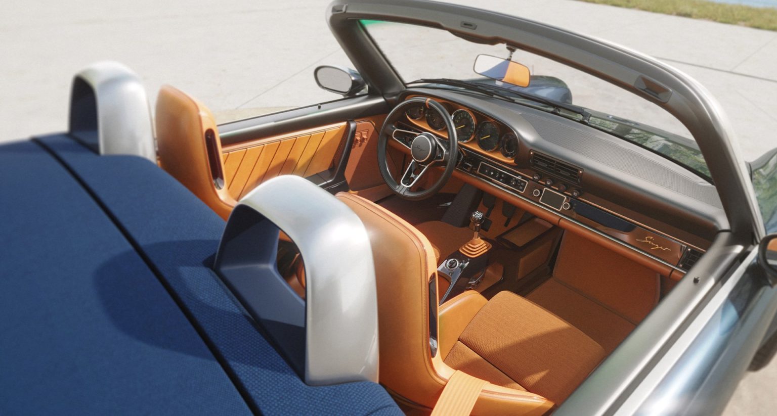 Singer Presents a Limited Restomod Porsche 911 (964) Carrera Cabriolet ...